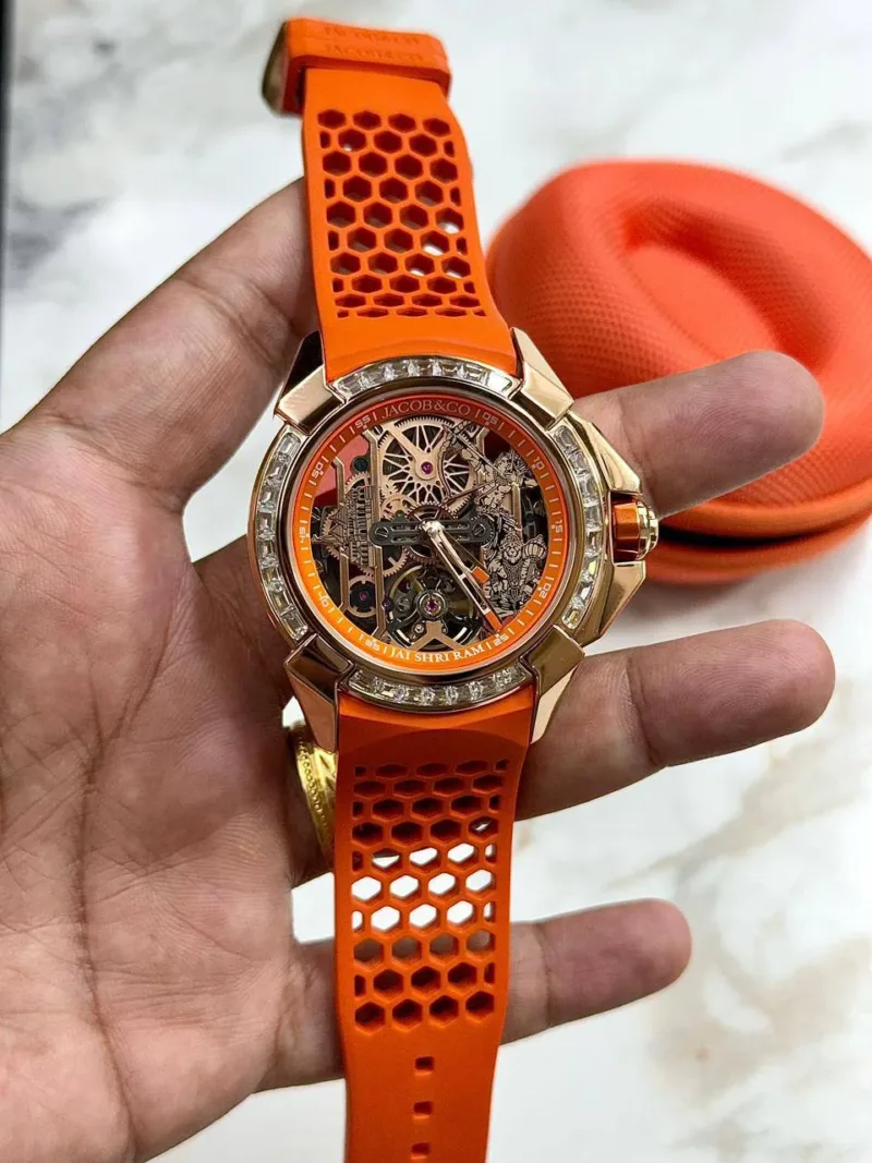 Jacob & Co Ram Janmabhoomi Rose Gold Edition Watch For Men